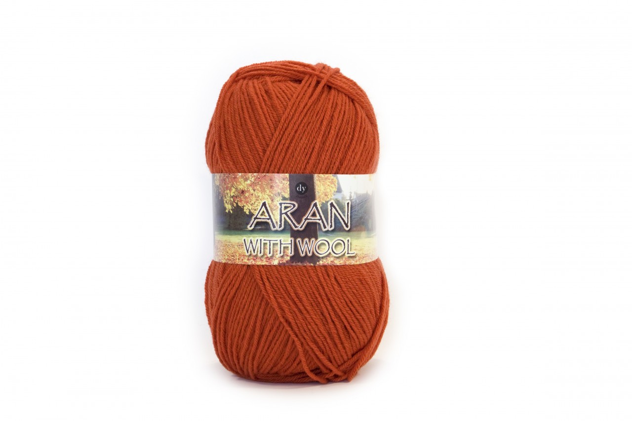 Designer Yarns Choice Aran with Wool 608 Rust RRP £3.25 - Yarnpile